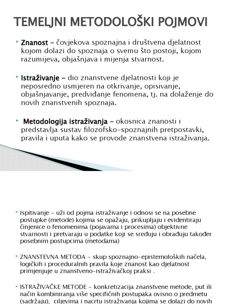 Pojmovno Određenje | PDF