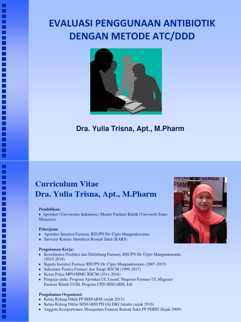 Evaluasi Penggunaan Antibiotik Metode ATC-DD Perdalin 15 Desember 2019 ...