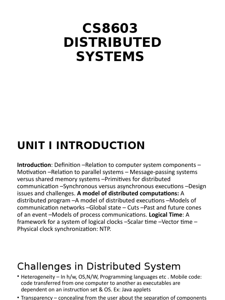 Distributed System Pdf Parallel Computing Common Object Request Broker Architecture