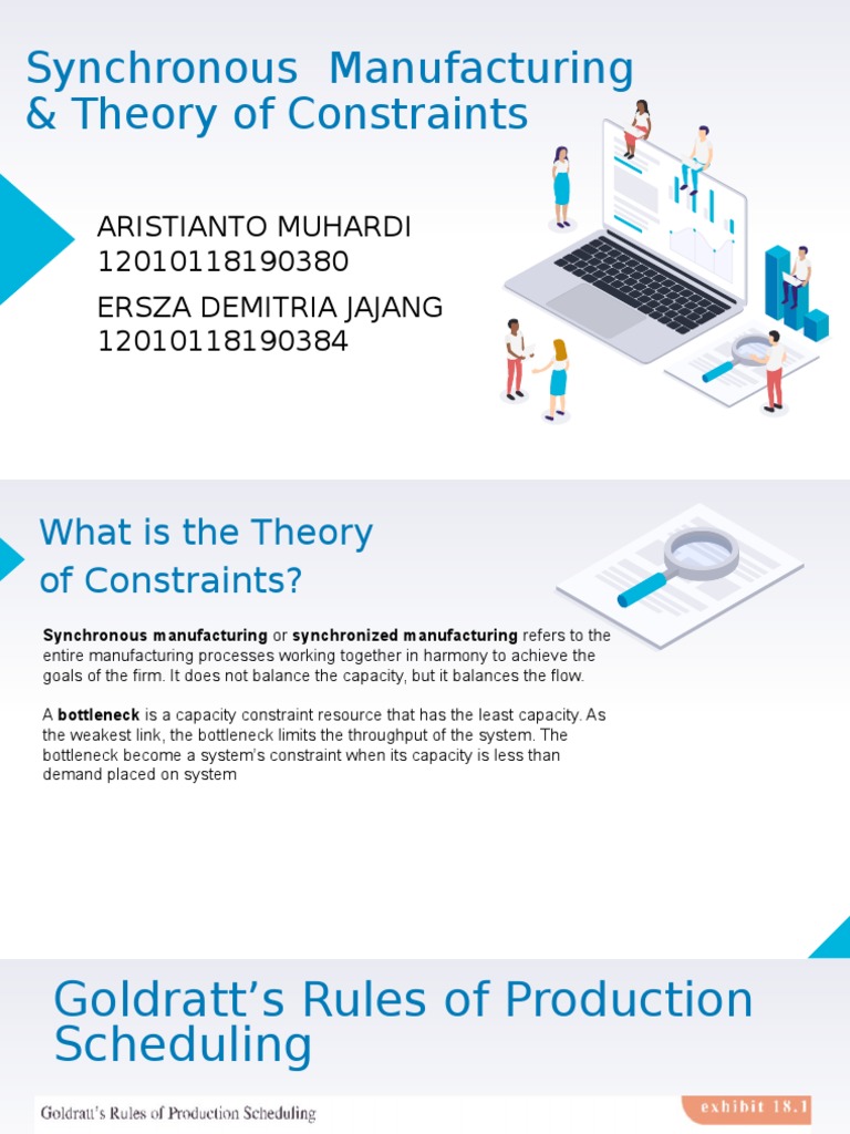 Synchronous Manufacturing and The Theory of Constraints | PDF ...