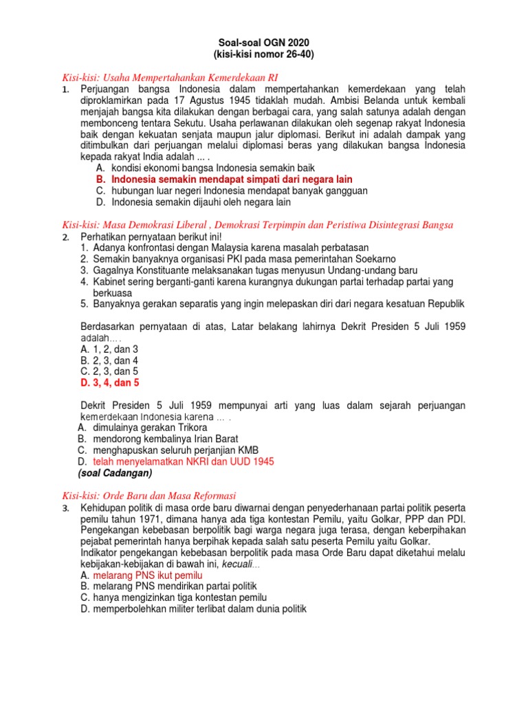 Soal OGN-Taryadi PDF | PDF