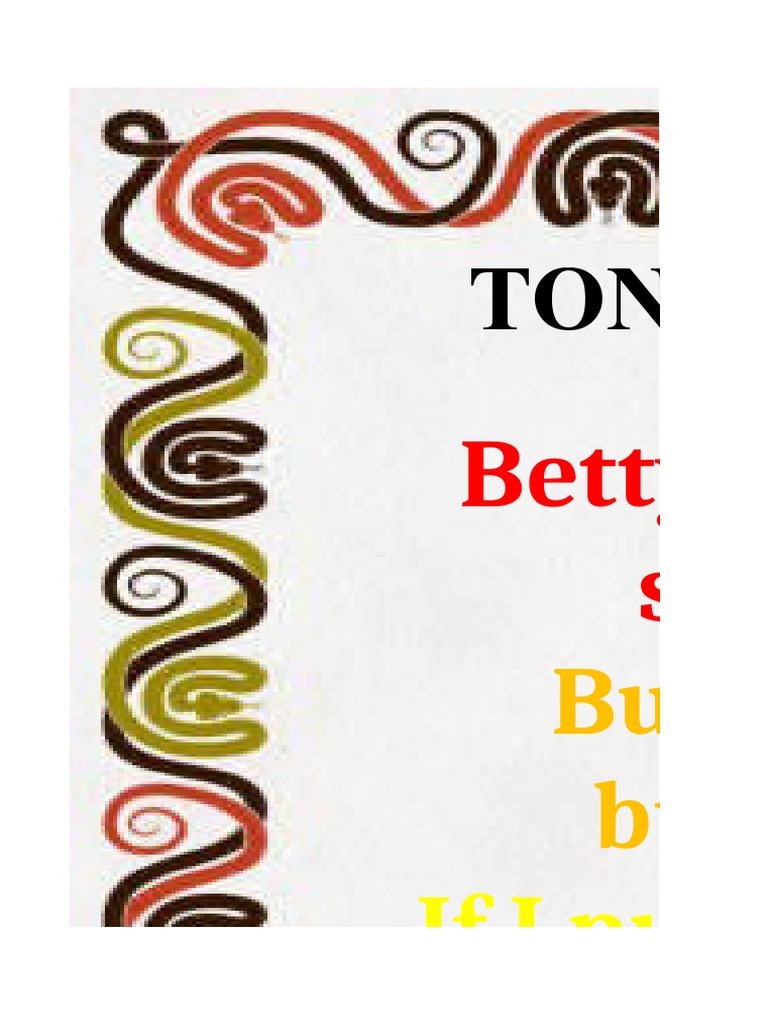 Tongue Twister: Betty Botter Bought Some Butter | PDF