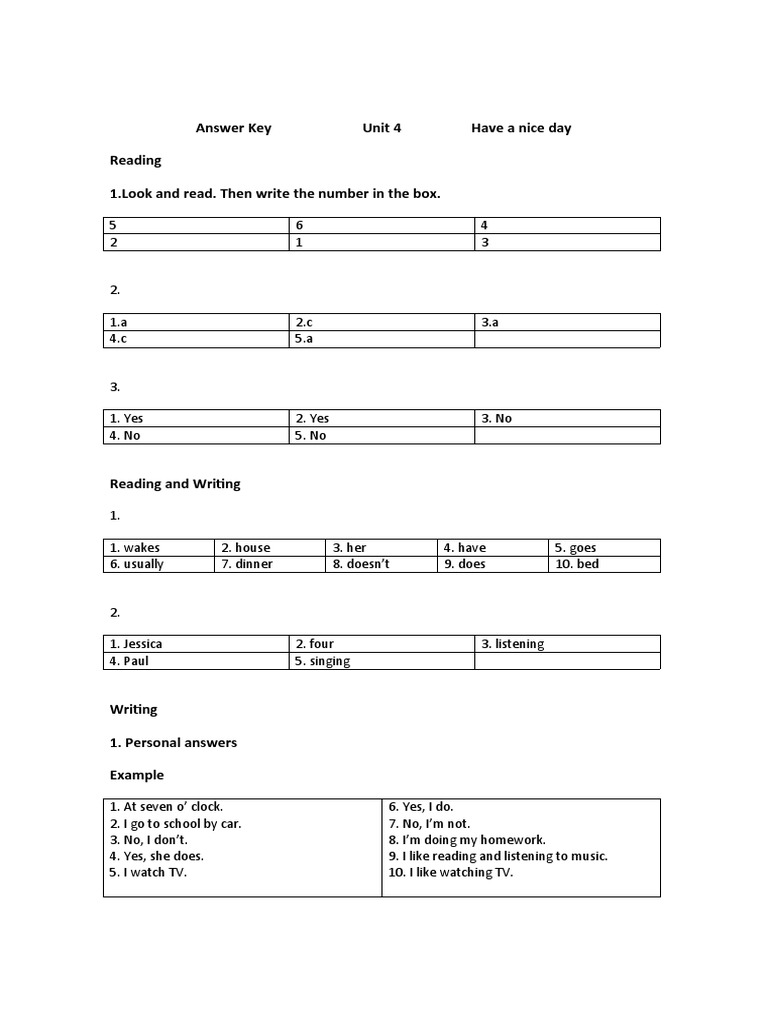 Worksheet 2 - 7th - Grade - Daily - Routine - Resolução | PDF