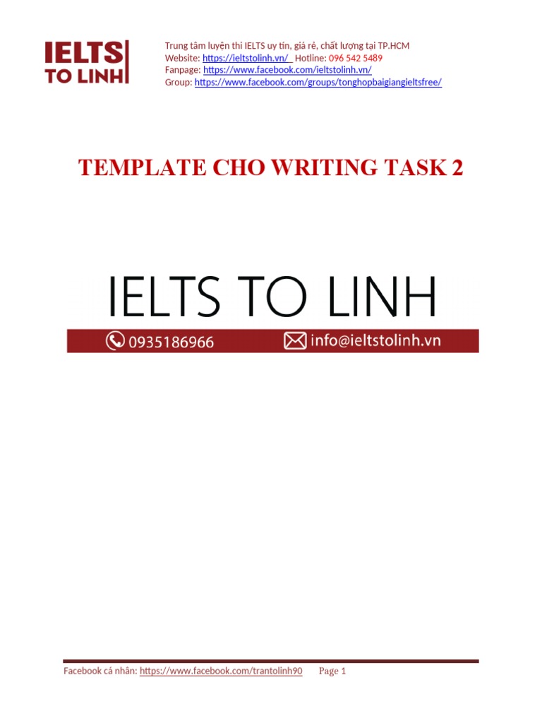 Template WT2 -IELTS Tố Linh | PDF