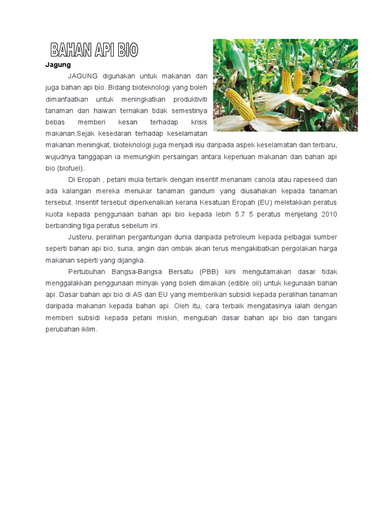 Bahan API Bio | PDF