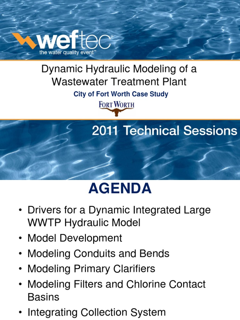 Dynamic Hydraulic Modeling for WWTP | PDF | Sewage Treatment ...