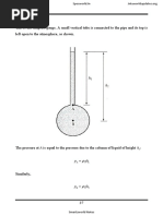 Experiment # 5 U Tube Manometer | PDF | Pressure Measurement | Pressure