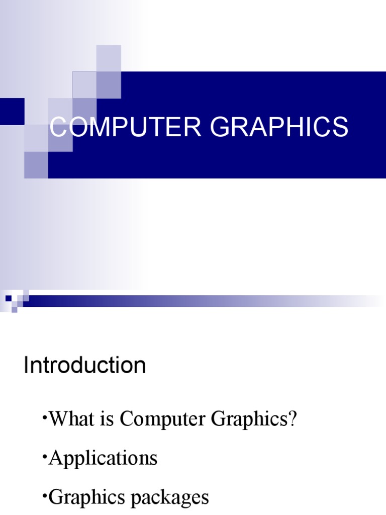 02 Computer Graphics | PDF | Graphics | Computer Graphics