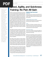 Agility vs. Speed: Key Differences Explained | PDF | Motor Coordination ...