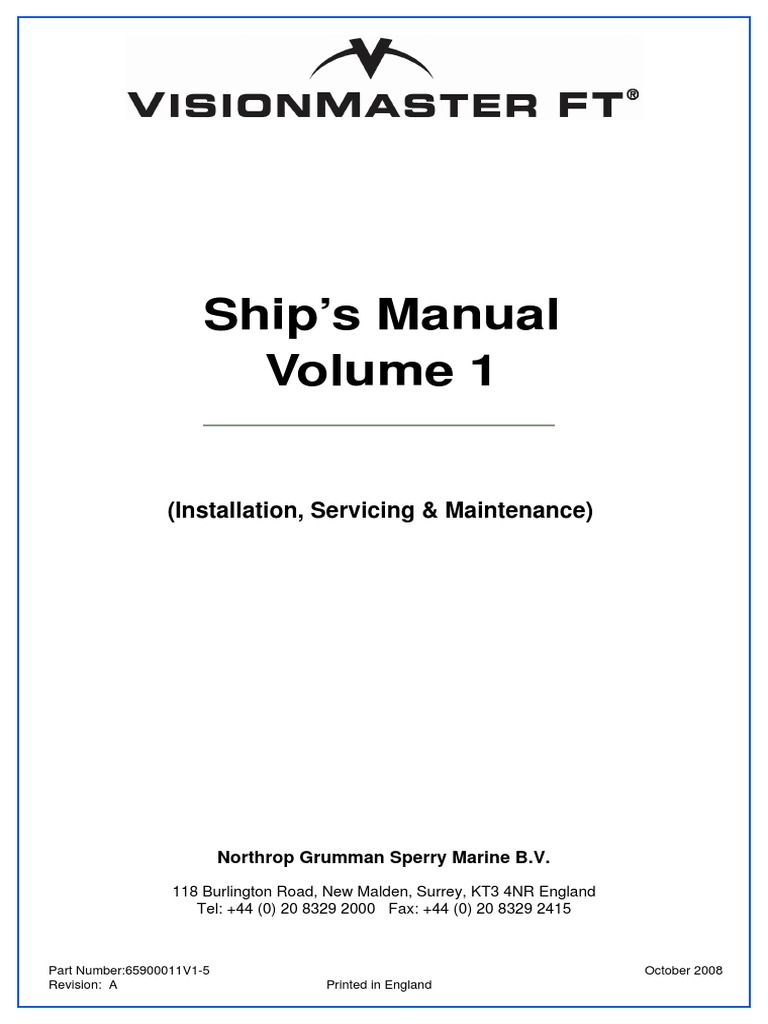 Arpa Radar - Vision Master - Arpa Radarchart Radar - Ship's Manual ...