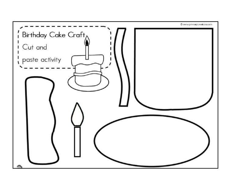 Birthday Cake Worksheet | PDF