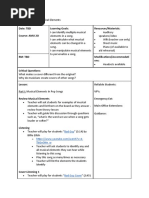 Lesson Plan in Music Grade 7 | PDF | Lesson Plan | Neuropsychological ...
