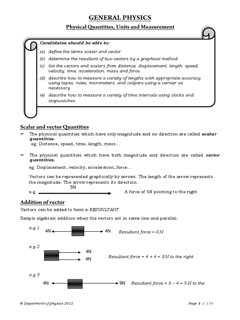 Physics Revision Guide PDF | PDF | Pressure | Acceleration