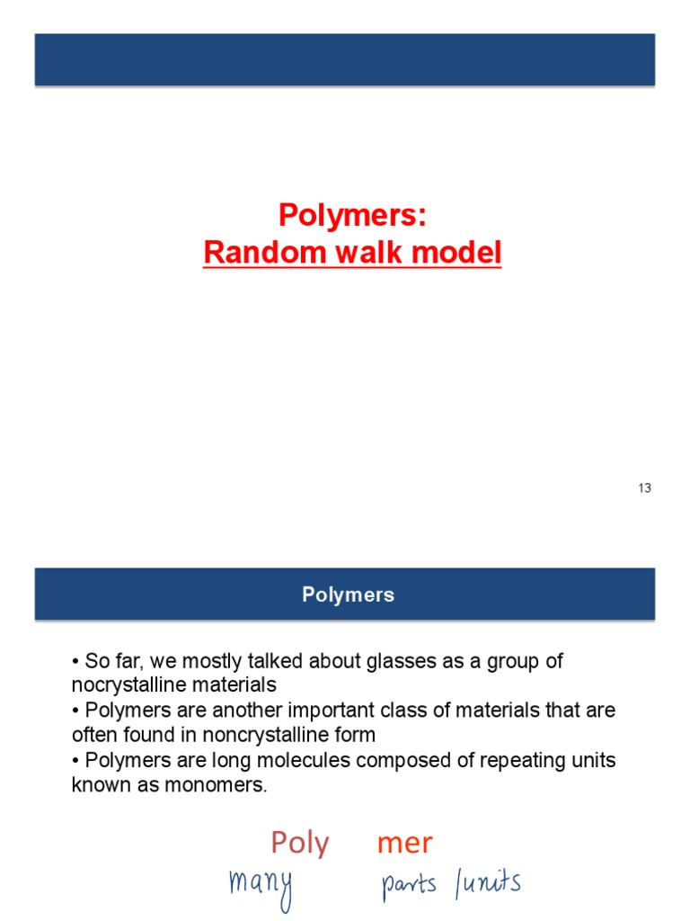 3012 Polymers Notes PDF | PDF | Polymers | Thermoplastic