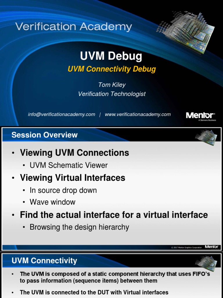 Course - Uvm Debug - Session2 Uvm Connectivity Debug - Tkiley | PDF | User Interface | Computer ...
