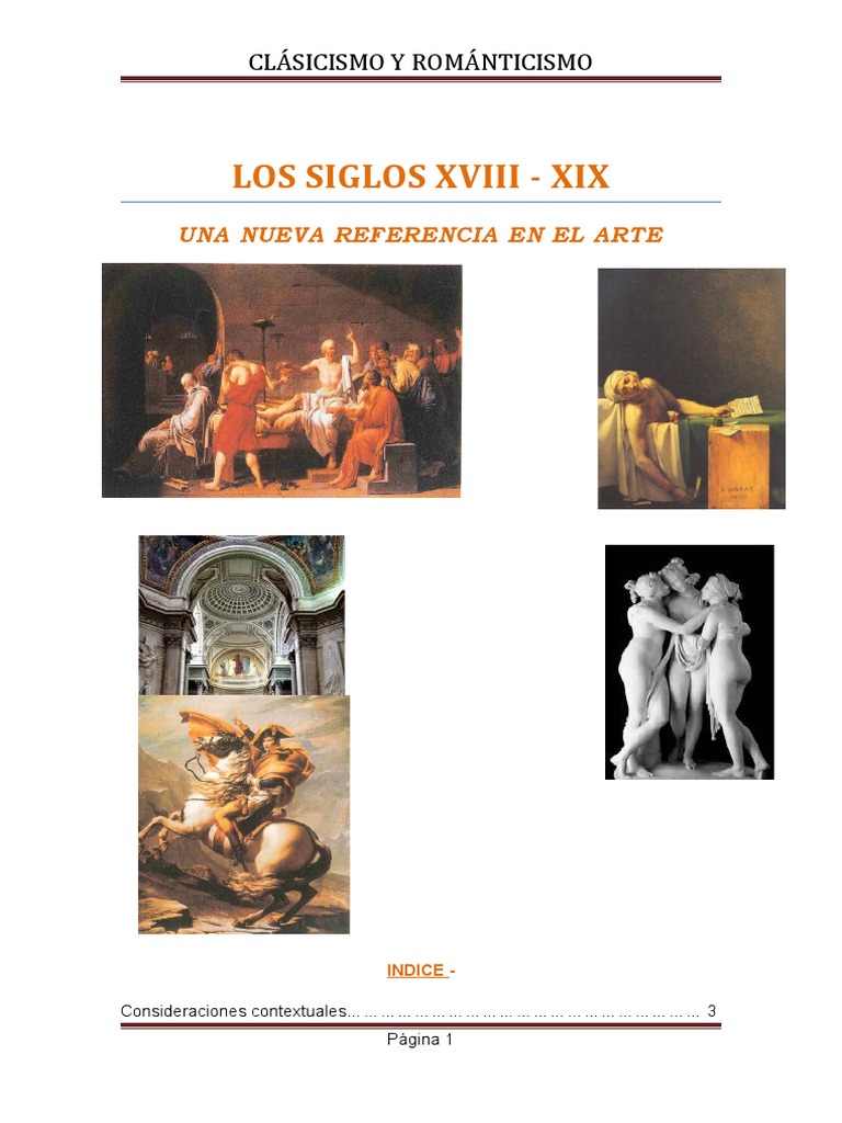 Clasicismo | PDF | Francisco Goya | Pinturas