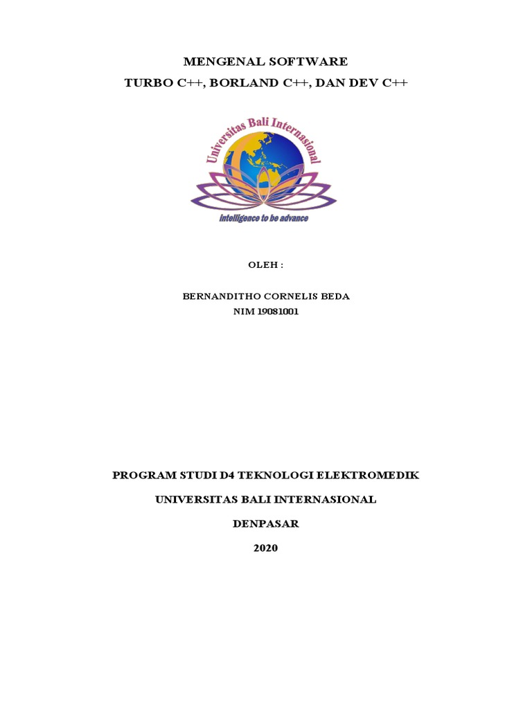 Mengenal Dev C++ dan Turbo C++ | PDF