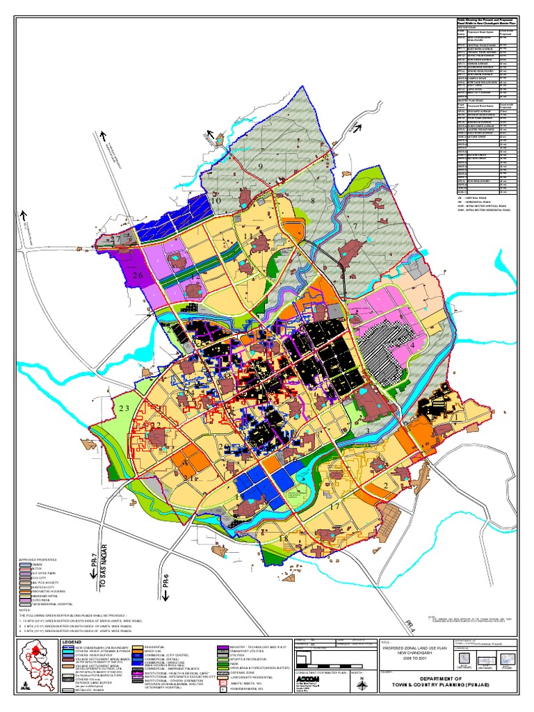 Legend Legend: Department of Town & Country Planning (Punjab) | PDF ...