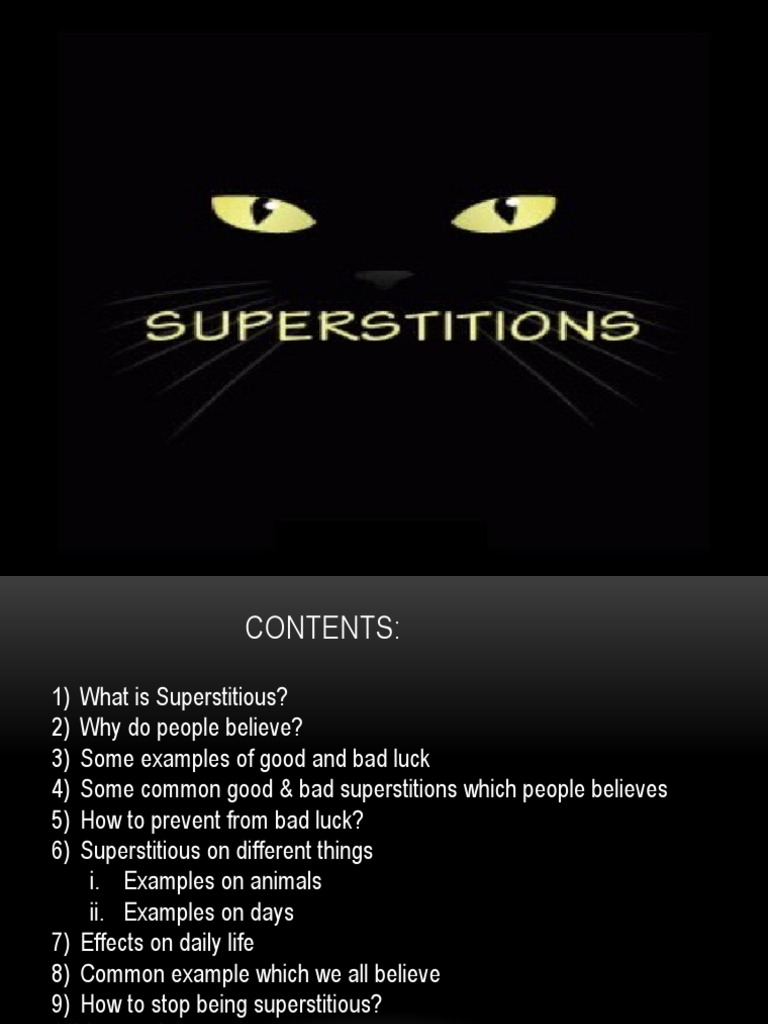 Superstition.8627364.powerpoint - PPTX Heman | PDF