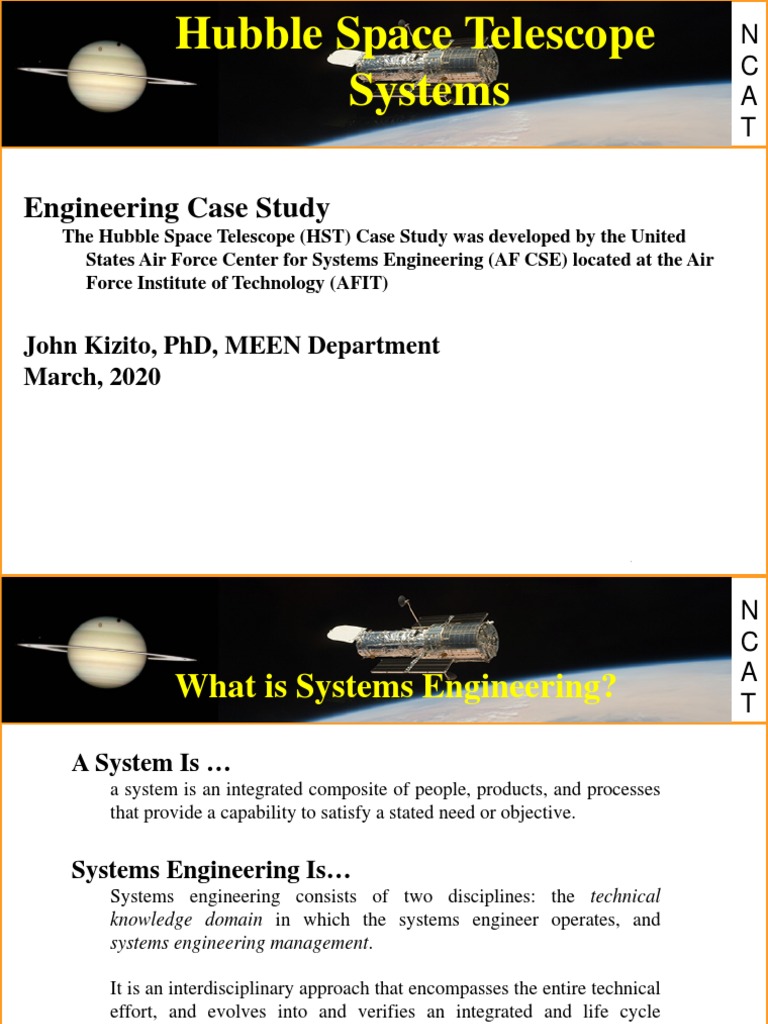 HST Systems - Students | PDF | Hubble Space Telescope | Systems Engineering