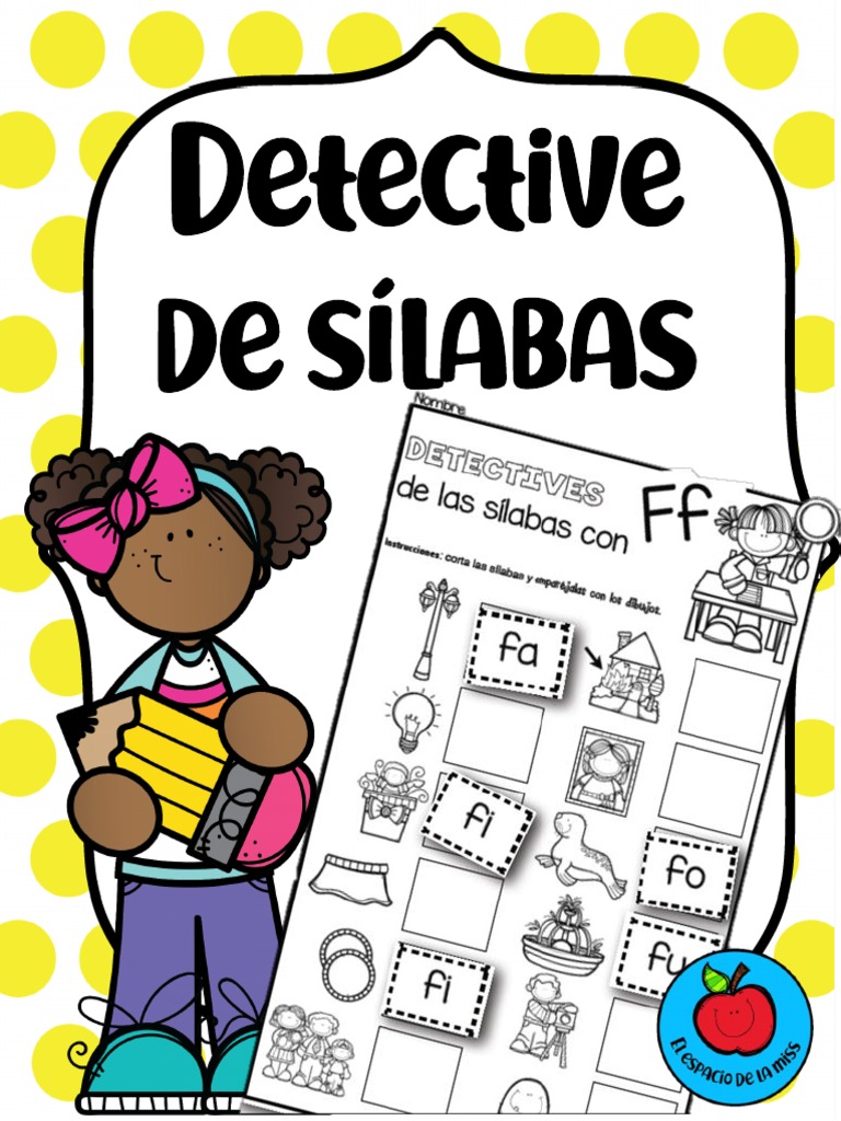 Detectives de Sílabas para Imprimir | PDF