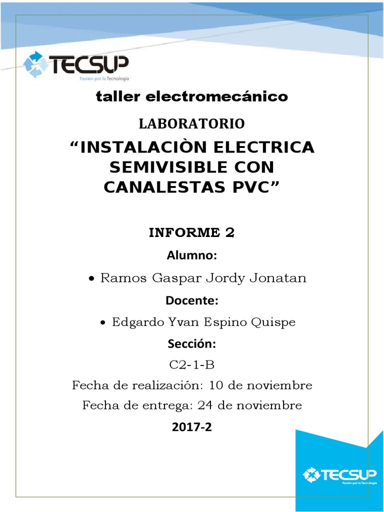 Informe 2 Electromecanico | PDF | Science | Ciencia aplicada