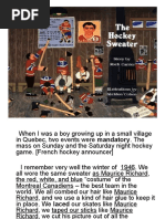 The Hockey Sweater by Roch Carrier Text | PDF | Sweater | Montreal ...