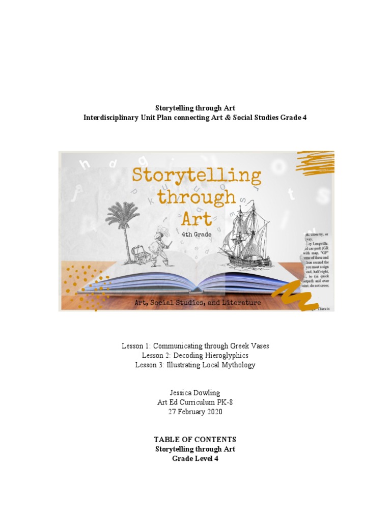 Storytelling Through Art | PDF | Narrative | Graphic Design