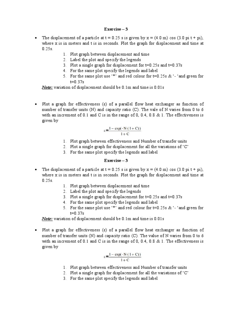 Matlab Exercise | PDF | Heat | Applied And Interdisciplinary Physics