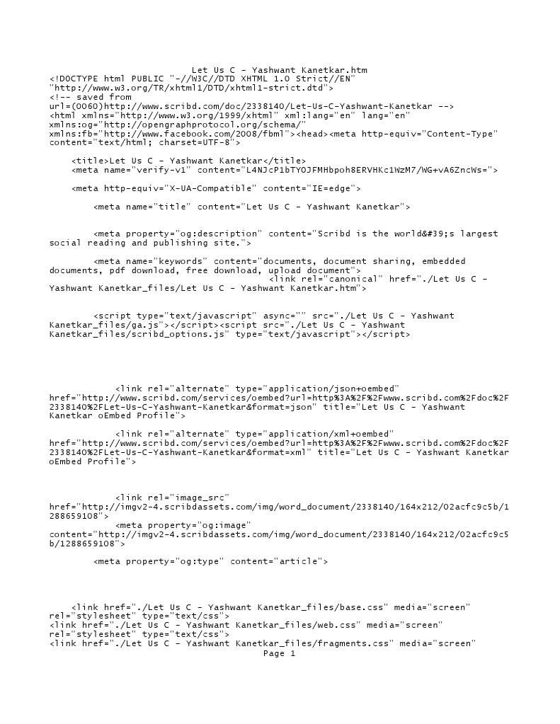 Let Us C - Yashwant Kanetkar | PDF | Arial | Helvetica