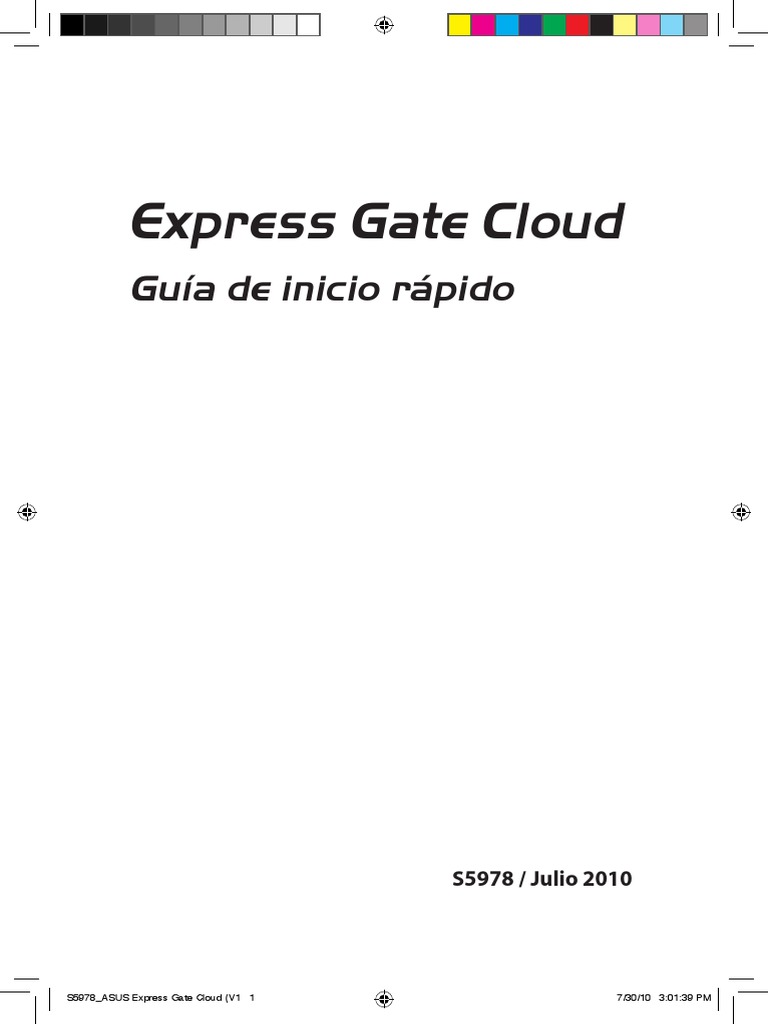 S5978 ASUS Express Gate Cloud V2 Print | PDF | Computación en la nube ...