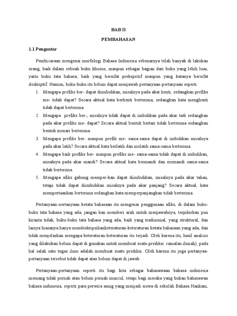 Kritikal Morfologi Yepi | PDF