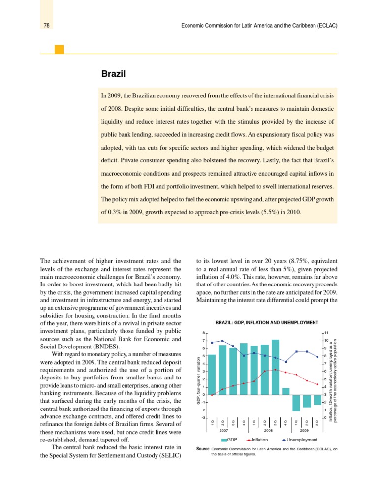 Brazil en | PDF | Government Budget Balance | Gross Domestic Product