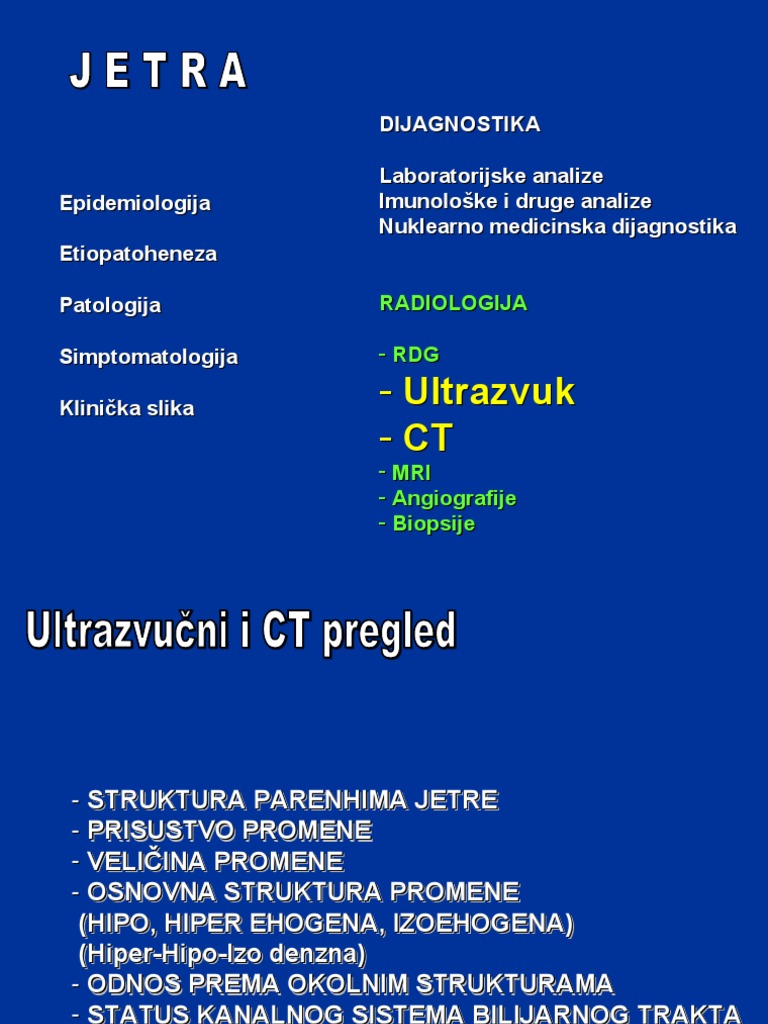 Parenhimske Bolesti Jetre | PDF