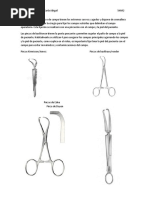 Funciones de la Pinza Kocher en Cirugía | PDF
