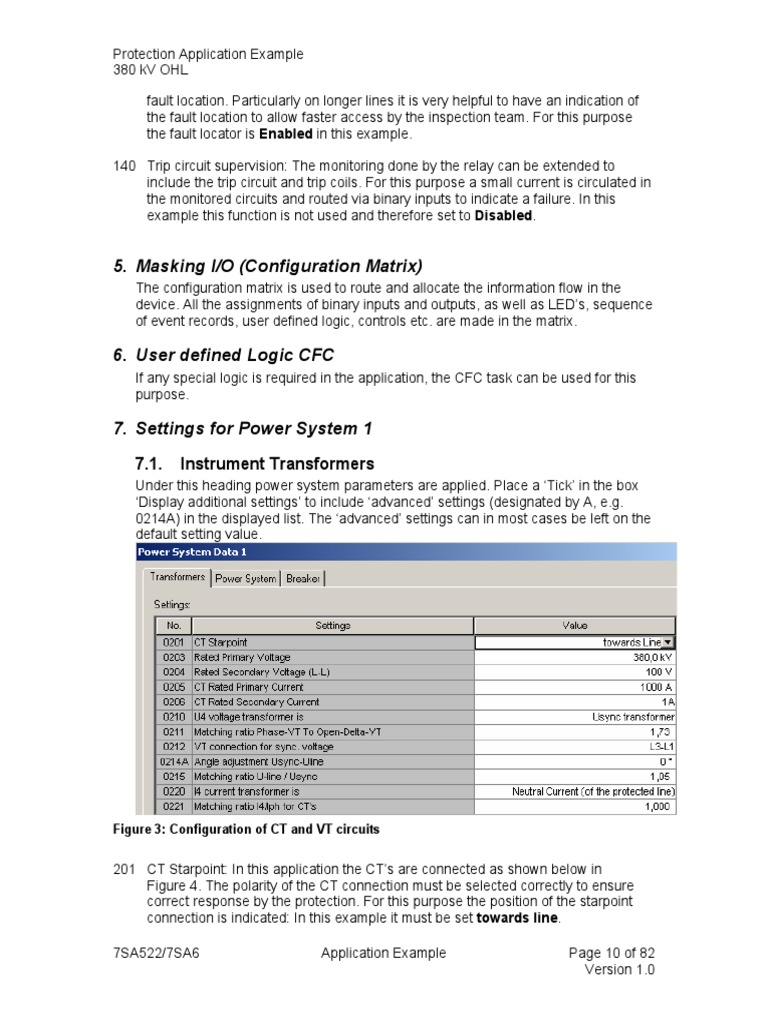 440 - Example OHL Setting - 1-11 | PDF