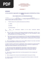 Affidavit For Ews | PDF | Affidavit