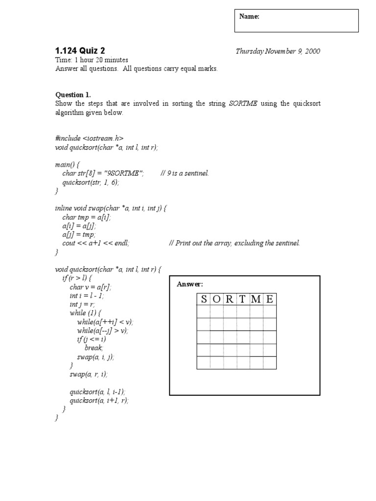 Quiz 2 | PDF | Programming Paradigms | Computing Platforms