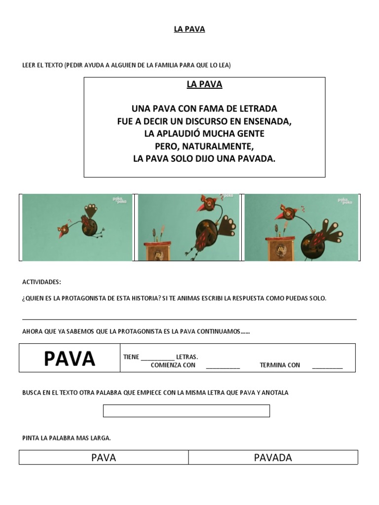Practicas Del Lenguaje-La Pava | PDF