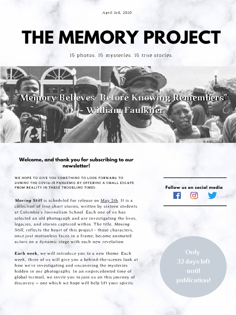 The Memory Project Memory Believes Before Knowing Remembers