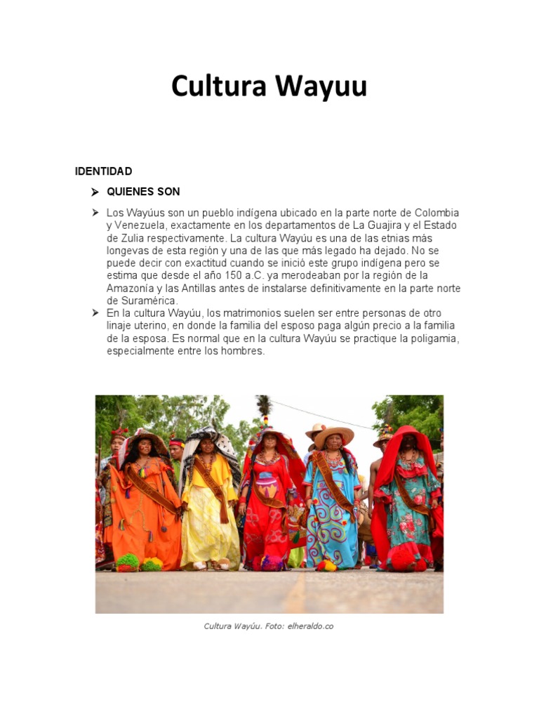 Cultura Wayuu | PDF