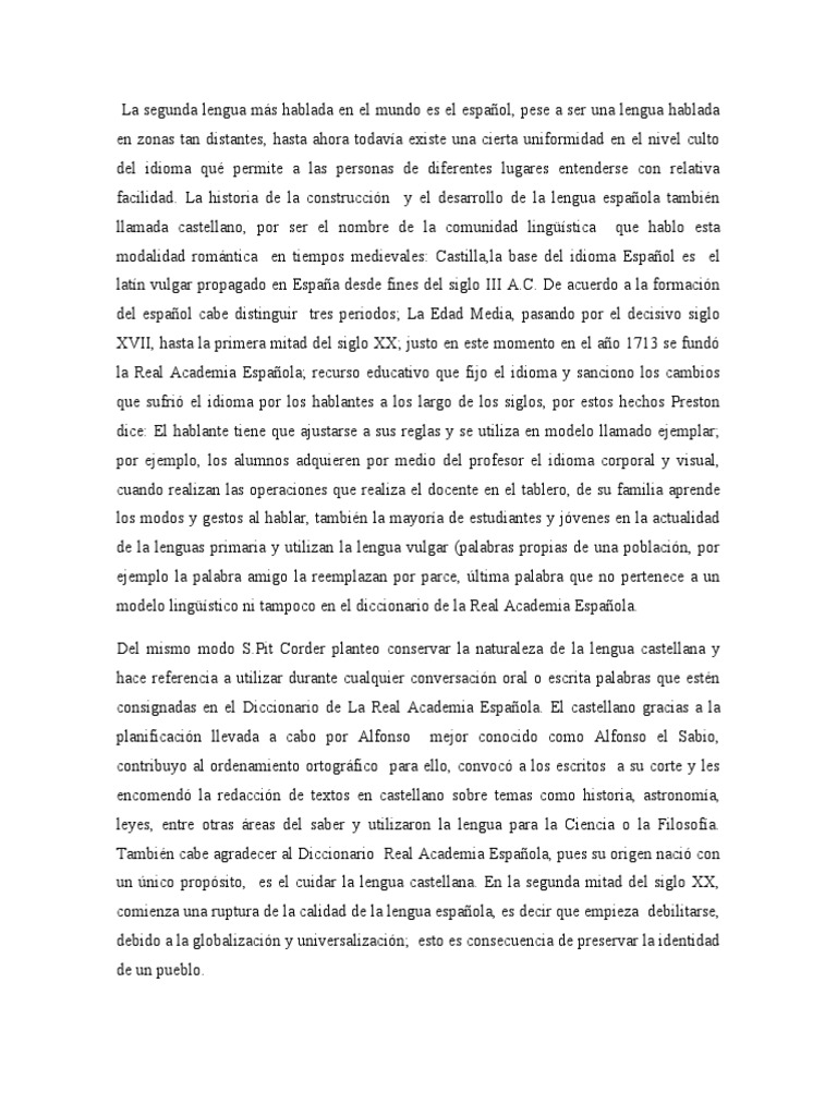 Texto de 7 Cuartillas | PDF | Aquisición de idioma | Aprendizaje
