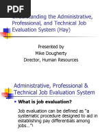 Job Evaluation Guide - Hay Method | PDF | Evaluation | Decision Making