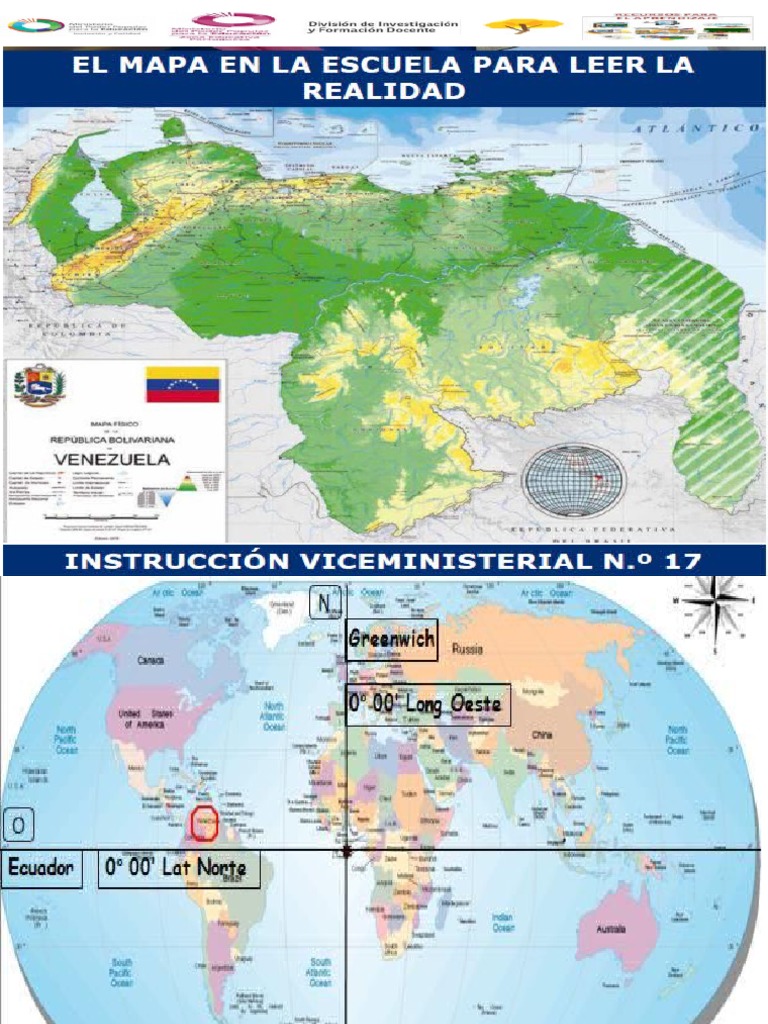 MAPA DE VENEZUELA INSTRUCCIÓN Nro 17-1 | PDF | Venezuela | Entidades ...