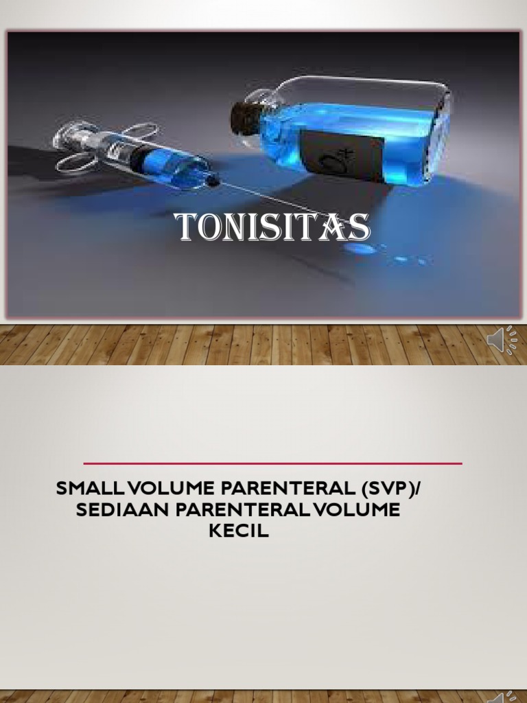 TONISITAS Dan Perhitungan | PDF