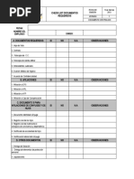 Checklist para Expediente de Empleado | PDF