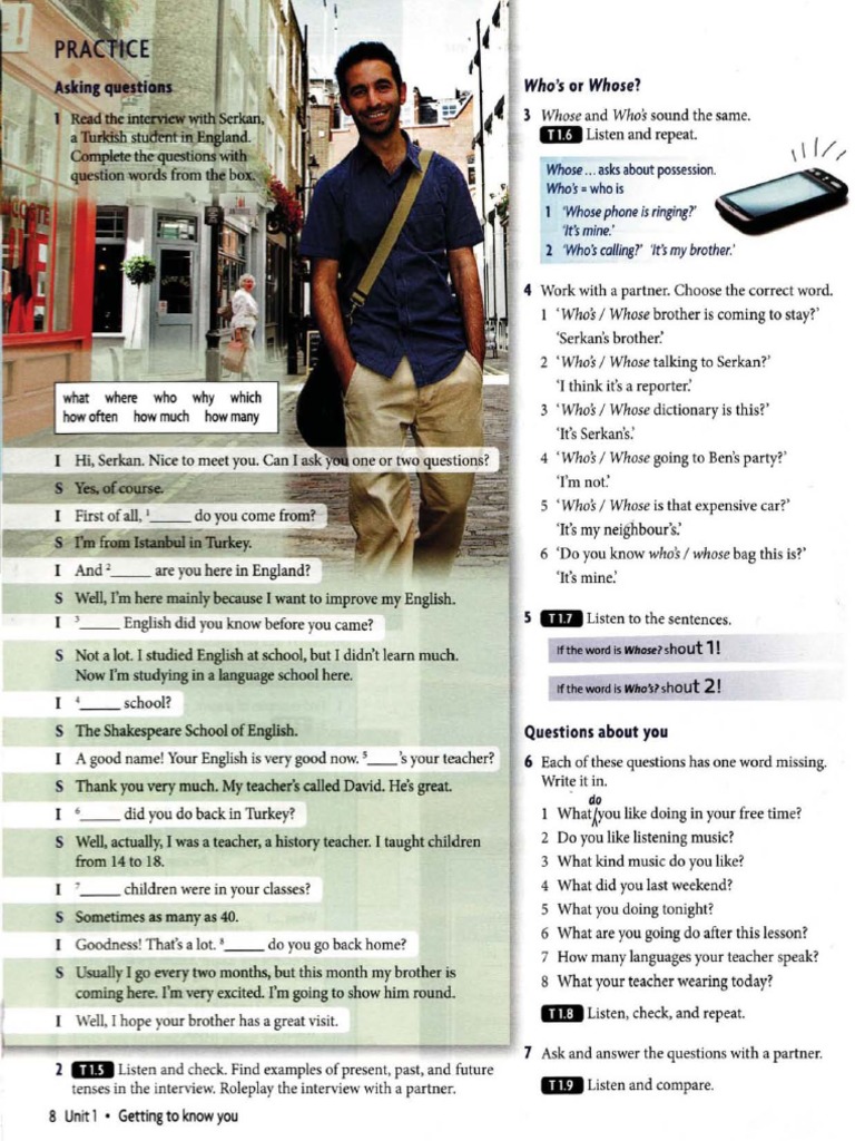 Practice Asking Questions | PDF | Human Communication | Semiotics