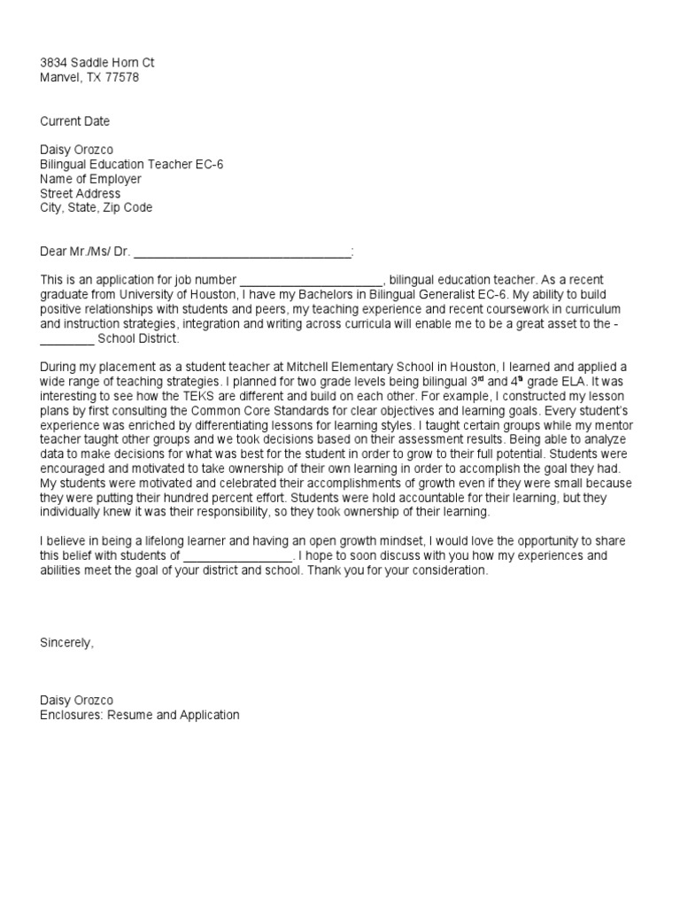 Daisy Orozco - Resume | PDF | Teachers | Curriculum