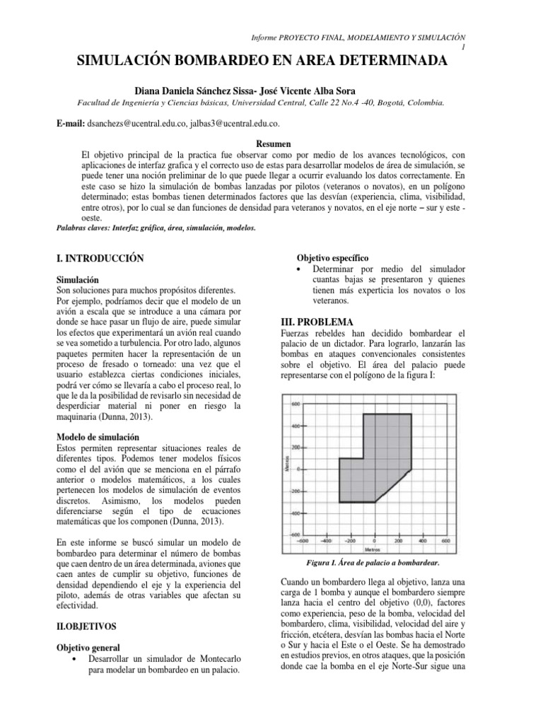 Proyecto Miodel | PDF | Bombardeo | Simulación