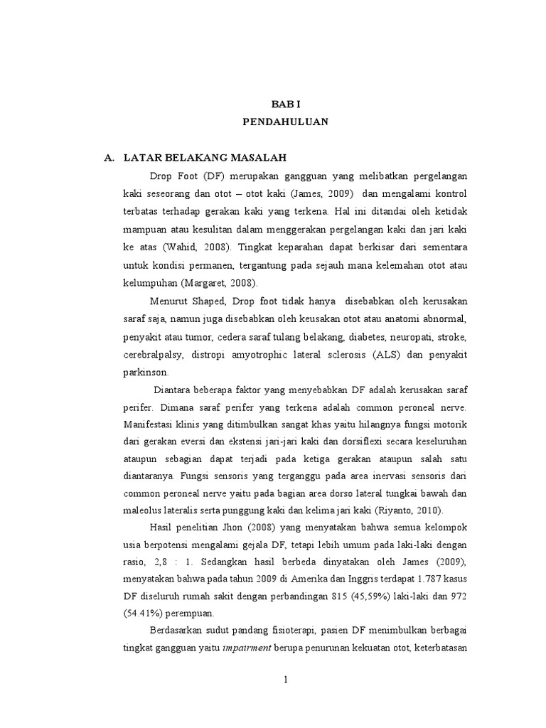 Fisioterapi untuk Drop Foot: Metode dan Manfaat | PDF | Sains & Matematika